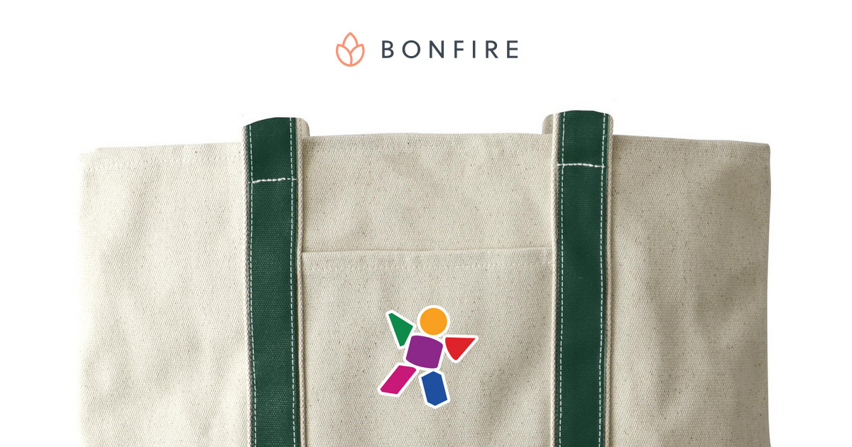 Geo Canvas Tote | Bonfire