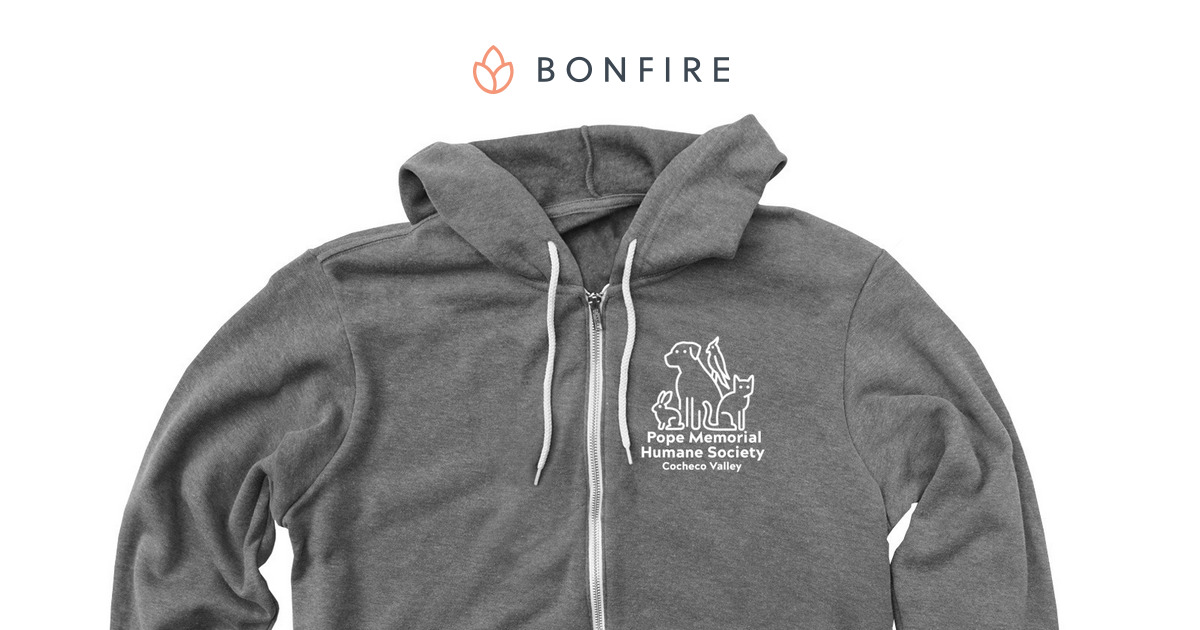 PMHS-CV Logo Zip-Up Hoodie | Bonfire