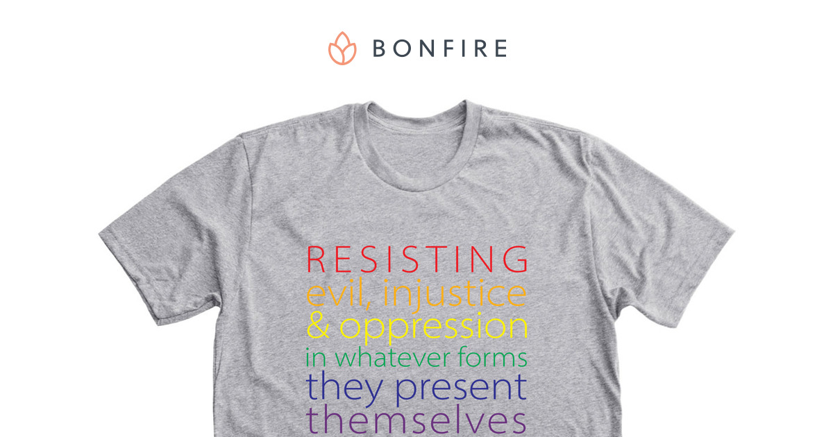 PRIDE SHIRT UMC Baptismal Vows -West End Logo | Bonfire