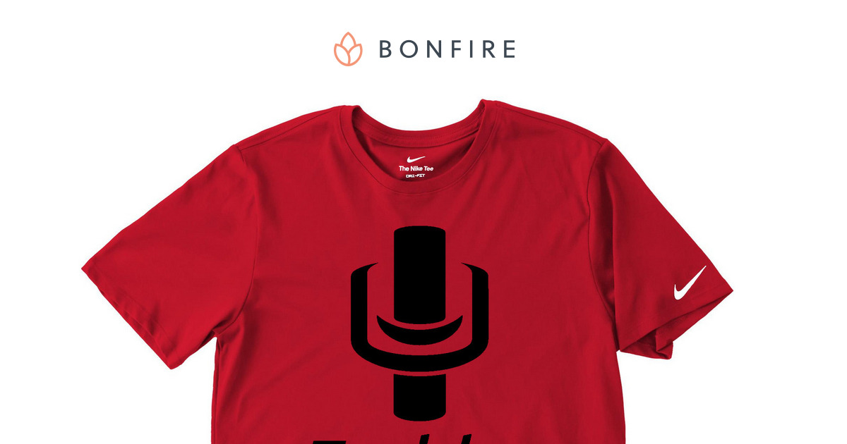 Nike Tee Embler Control Systems Logo | Bonfire