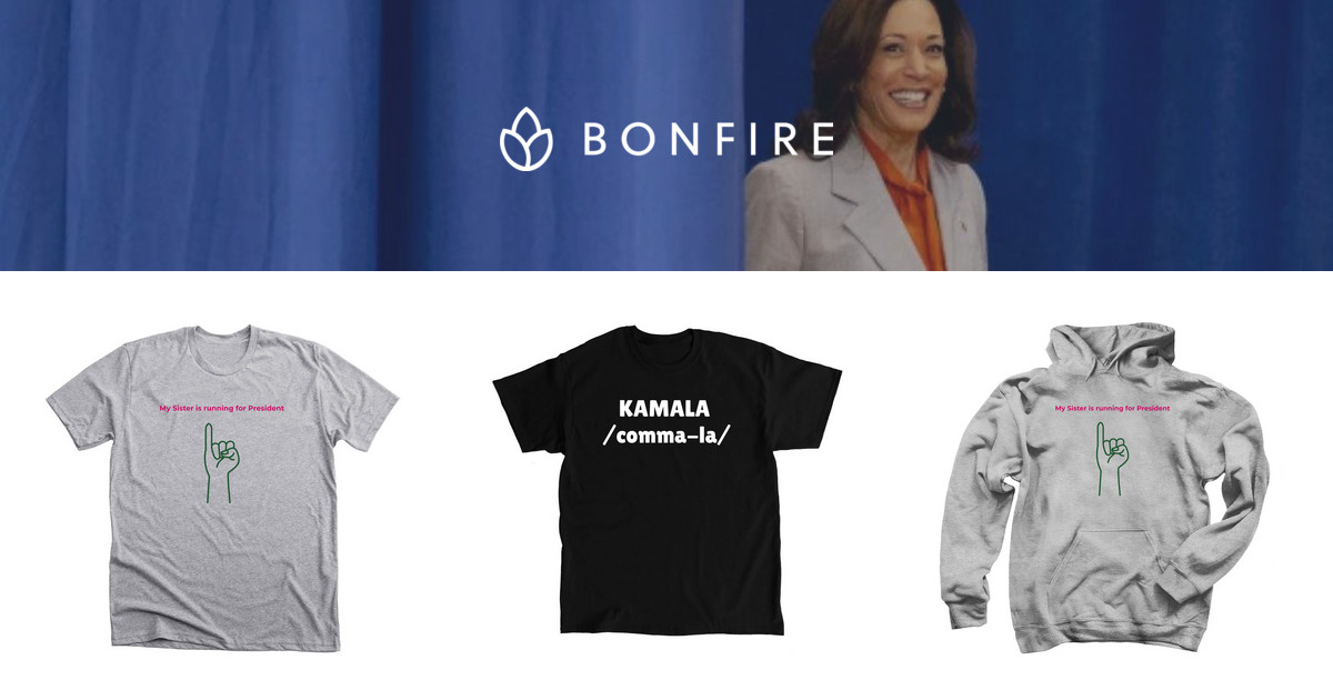 Kamala Harris for President | Official Merchandise | Bonfire
