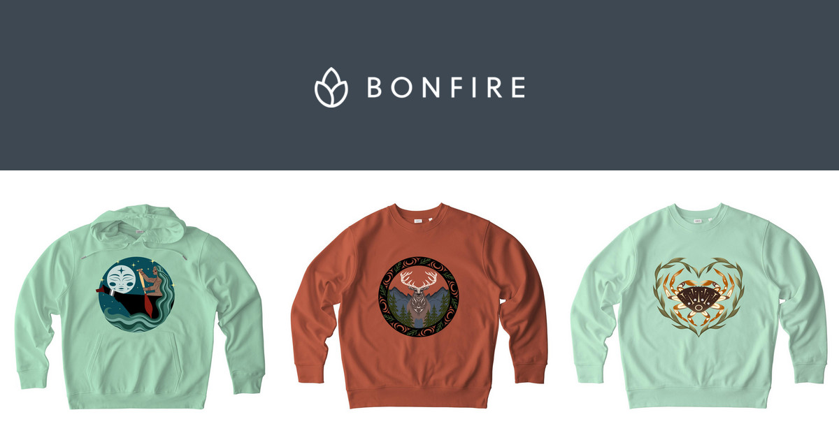Coast Salish designs by wahulićəʔ | Limited Edition artwork | Bonfire
